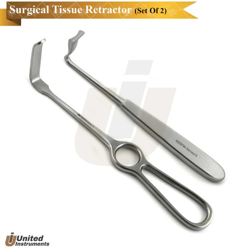 2Pcs Surgical Retractors Tissue Holding Back Retractor Handheld ...