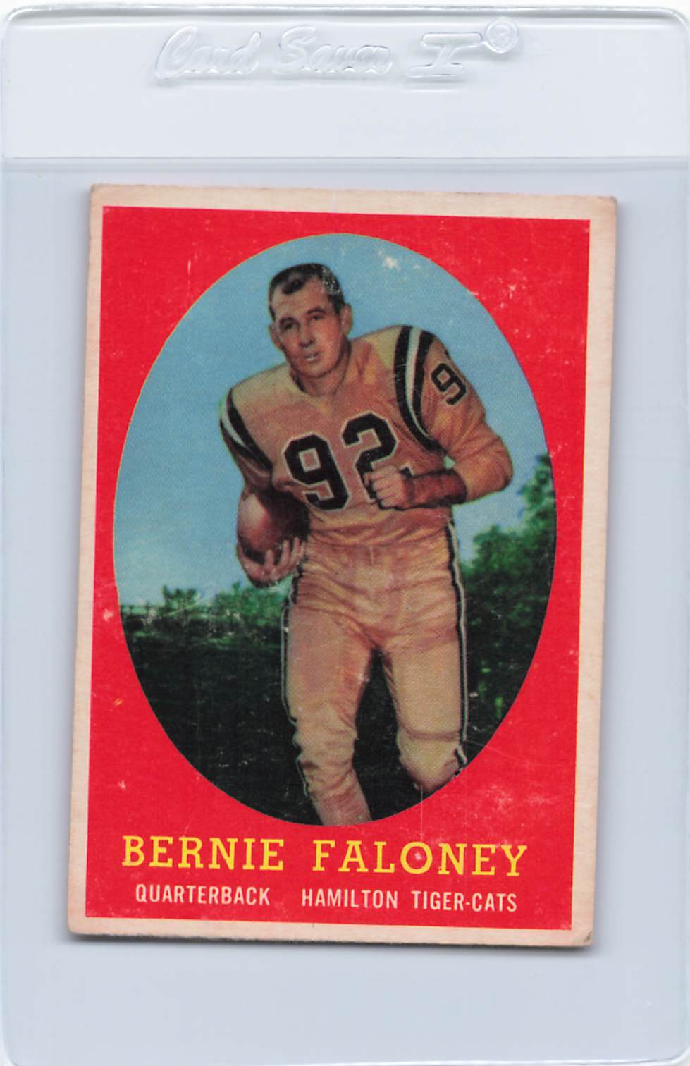 1958 Topps CFL #54 Bernie Faloney Tiger-Cats VG/EX *DA-B2382 | eBay