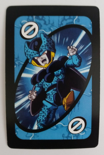 2022 Mattel Dragon Ball Z Uno Card Blue Cell Jr Skip Card | eBay