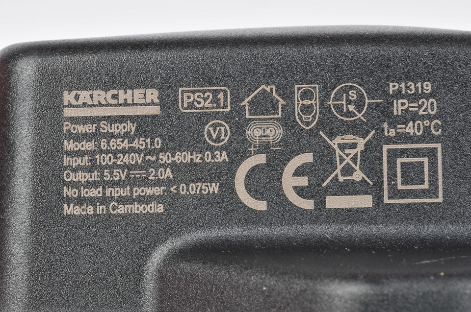 Karcher Window Vac AC Power Adapter Model 6.654-451.0 | eBay UK