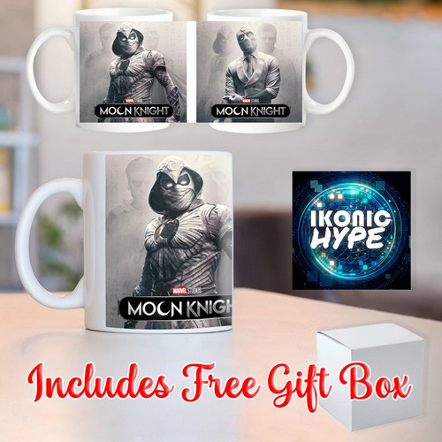 Moon Knight & Mr Knight Design Mug - Free P&P and Dishwasher Safe | eBay
