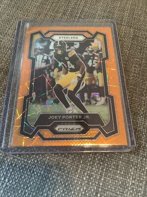 2023 PANINI PRIZM FOOTBALL ORANGE LAZER PRIZM JOEY PORTER JR RC ...