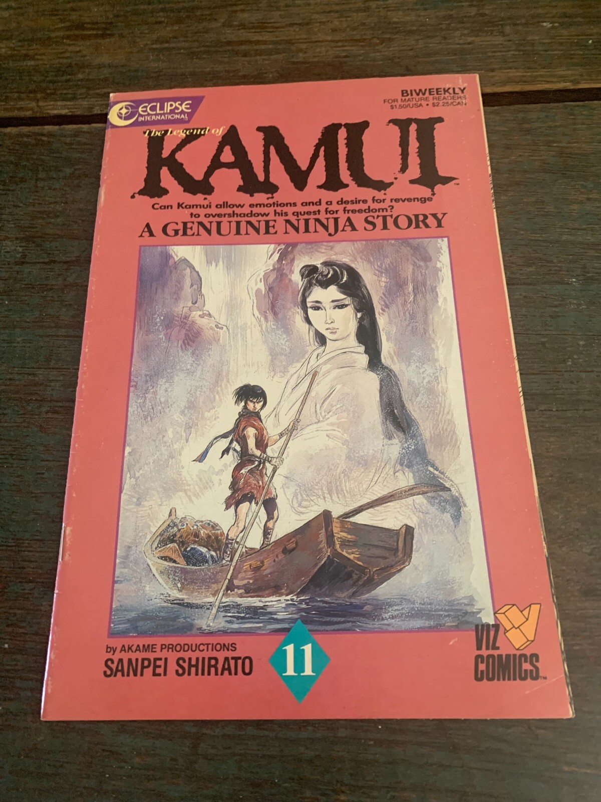 The Legend of Kamui #11 A Genuine Ninja Story Sanpei Shirato Eclipse ...