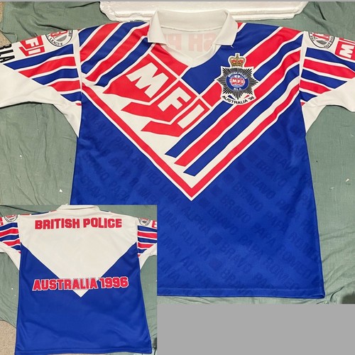 BRITISH POLICE RUGBY LEAGUE GB Jersey AUSTRALIA TOUR 1996 VINTAGE SUPER ...