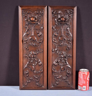 Carved Figures - Walnut Carved