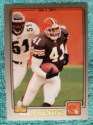 2001 TOPPS TRAVIS PRENTICE #63 CLEVELAND BROWNS | eBay