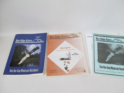 Blue Ridge Knives Catalog Lot | eBay