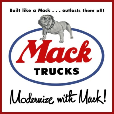 Mack Trucks - MODERNIZE with MACK! NEW Metal Sign 40" Square USA STEEL ...