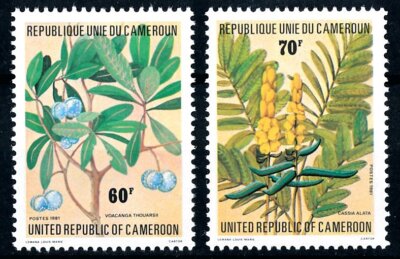 [64968] Cameroon 1981 Flora flowers Medicinal plants MNH | eBay