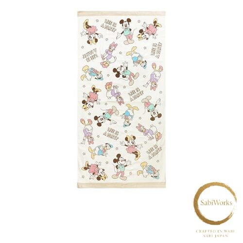 New Hayashi Singular Mickey and Friends Leisure Towel Approx. 70 x 140 ...