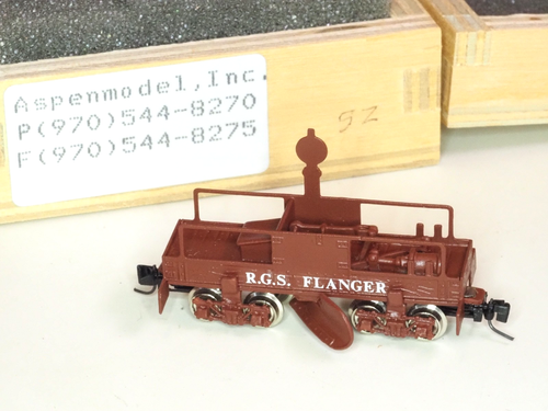 Westmodel Brass 30052 R.G.S #OC Flanger Snow Plow Nn3 gauge for Z-scale ...