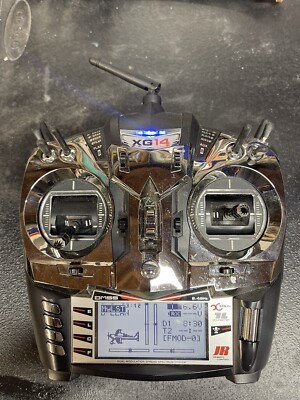 JR Propo DMSS 2.4 GHZ XG14 14 Channel Computer Rc Airplane Radio ...