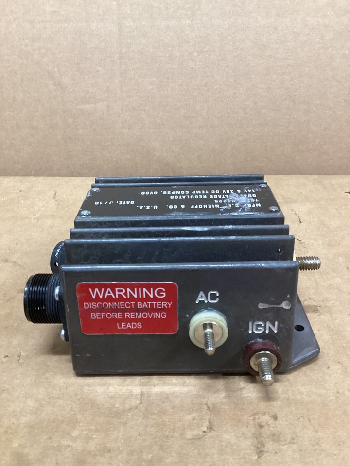 Dual voltage regulator, C.E. Niehoff Co. 14&28VDC 76761-N3225 | eBay