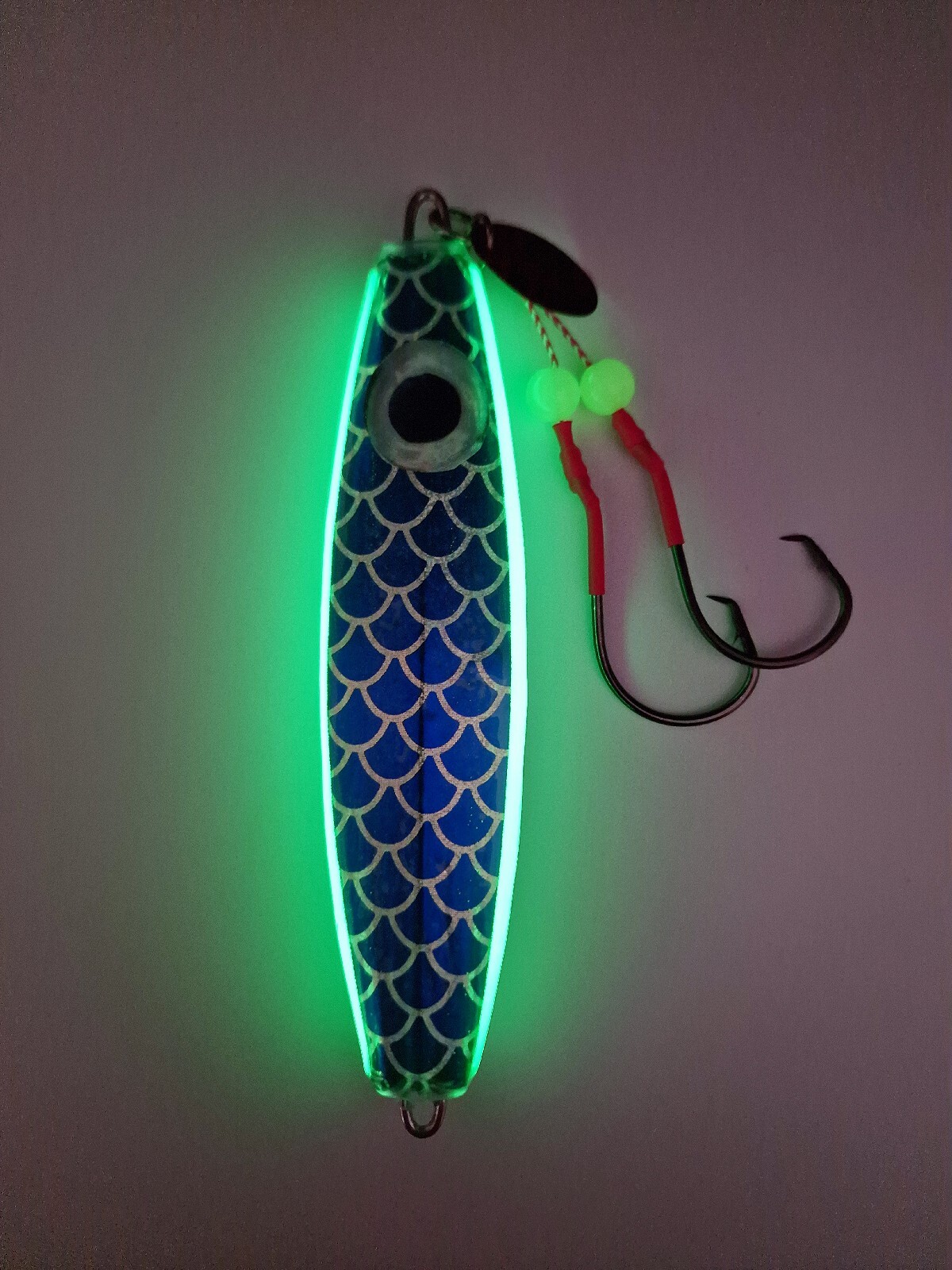 NORWAY Wreck Fishing Slow Jig 100g 200g 300g GLOW PIRK Deep Sea Flutter ...