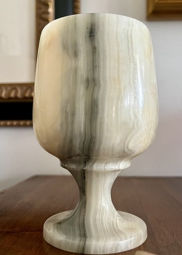 SALE! Vintage Alabaster Wine Goblet - Excellent Condition | eBay Australia