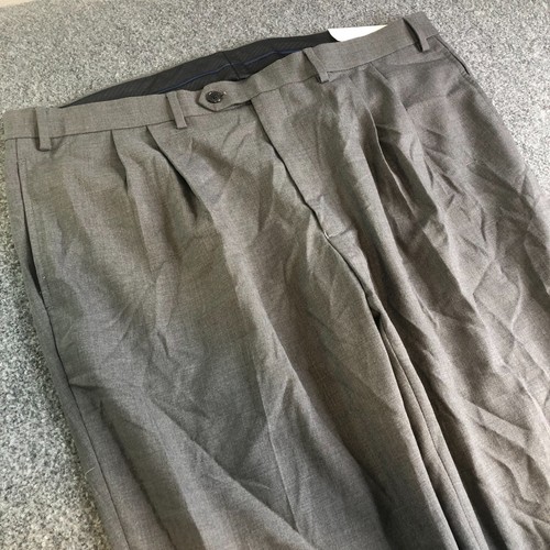 Lauren Ralph Lauren Pants 40x32 Gray Pleated UltraFlex Dress Slacks ...