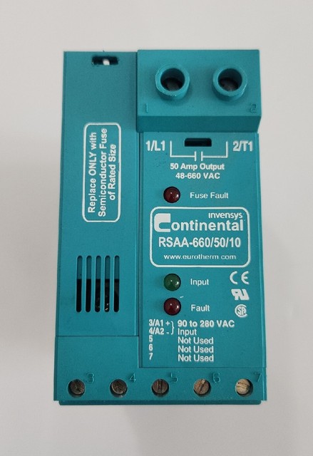 Continental RSDA 660 50 10 Solid State Relay for sale online | eBay