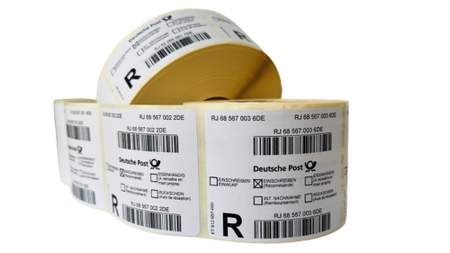 Deutsche Post Einschreiben Etiketten selbstklebend Universal Label ...