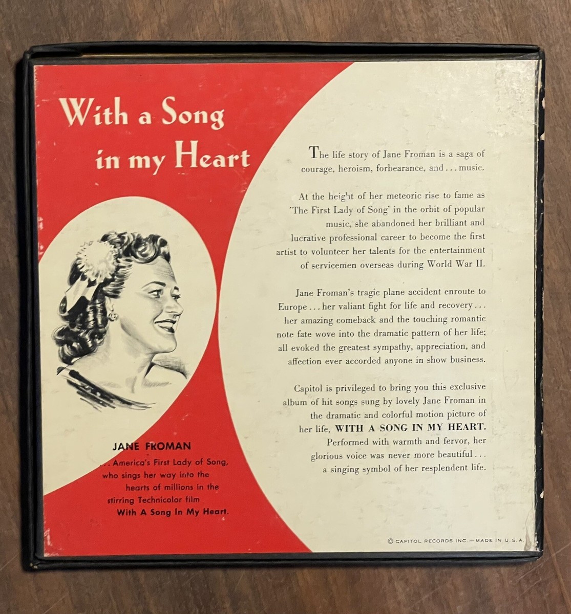Jane Froman Biography First Lady Jane Froman: Albums, Songs, Playlists