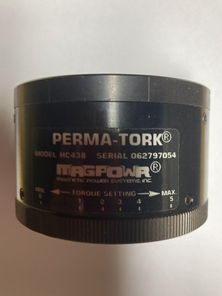 Magpowr Perma-Tork Adjustable Magnetic Clutch Model HC438-NEW IN BOX ...