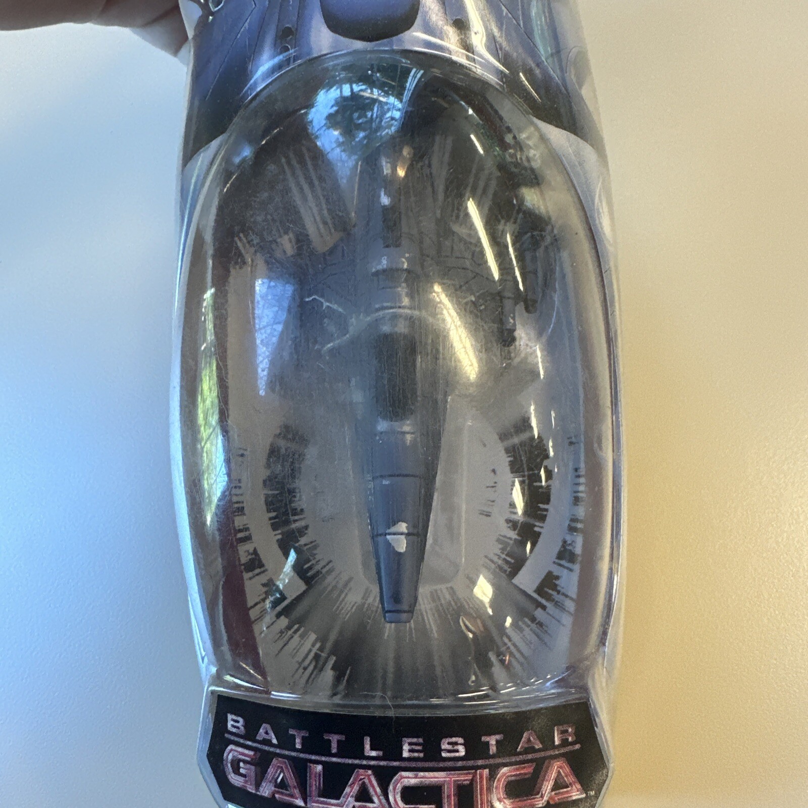 BATTLESTAR GALACTICA TITANIUM COLONIAL VIPER MARK VII BATTLE DAMAGED ...