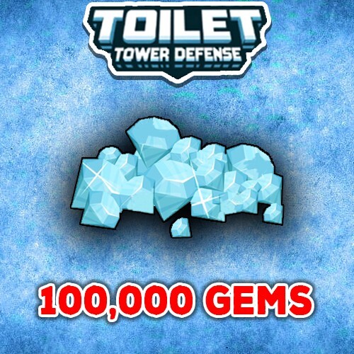 100K Gems 💎 Toilet Tower Defense ~ TTD Gems ~ TTD ~ Gems Cheap & Fast ...