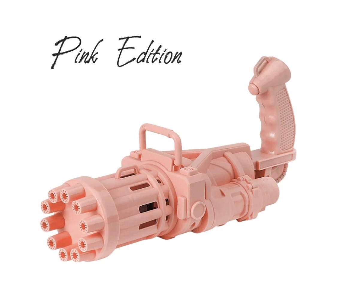 Max 41% OFF Outdoor Gatling Automatic Bubble Toy Gun - Pink ...