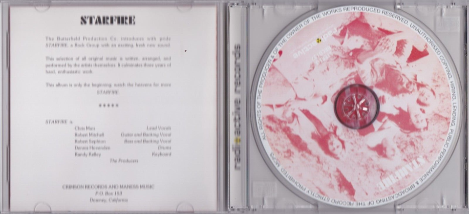 Starfire - Starfire - CD (Radioactive RRCD137 Reissue) | eBay