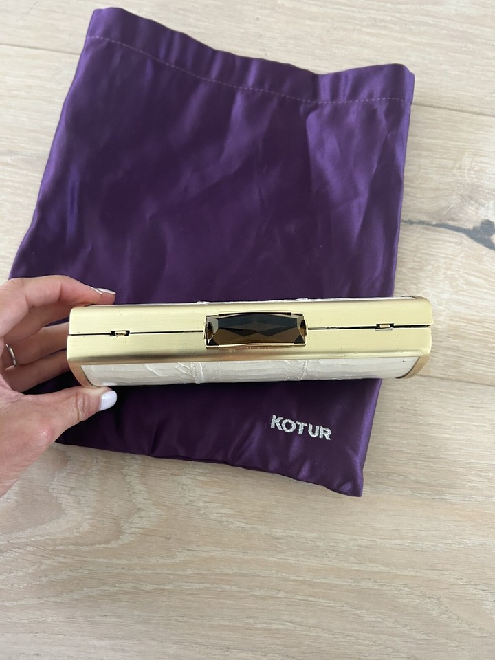 KOTUR for J.Crew Collection - ivory skin / gold hardware $450 | eBay