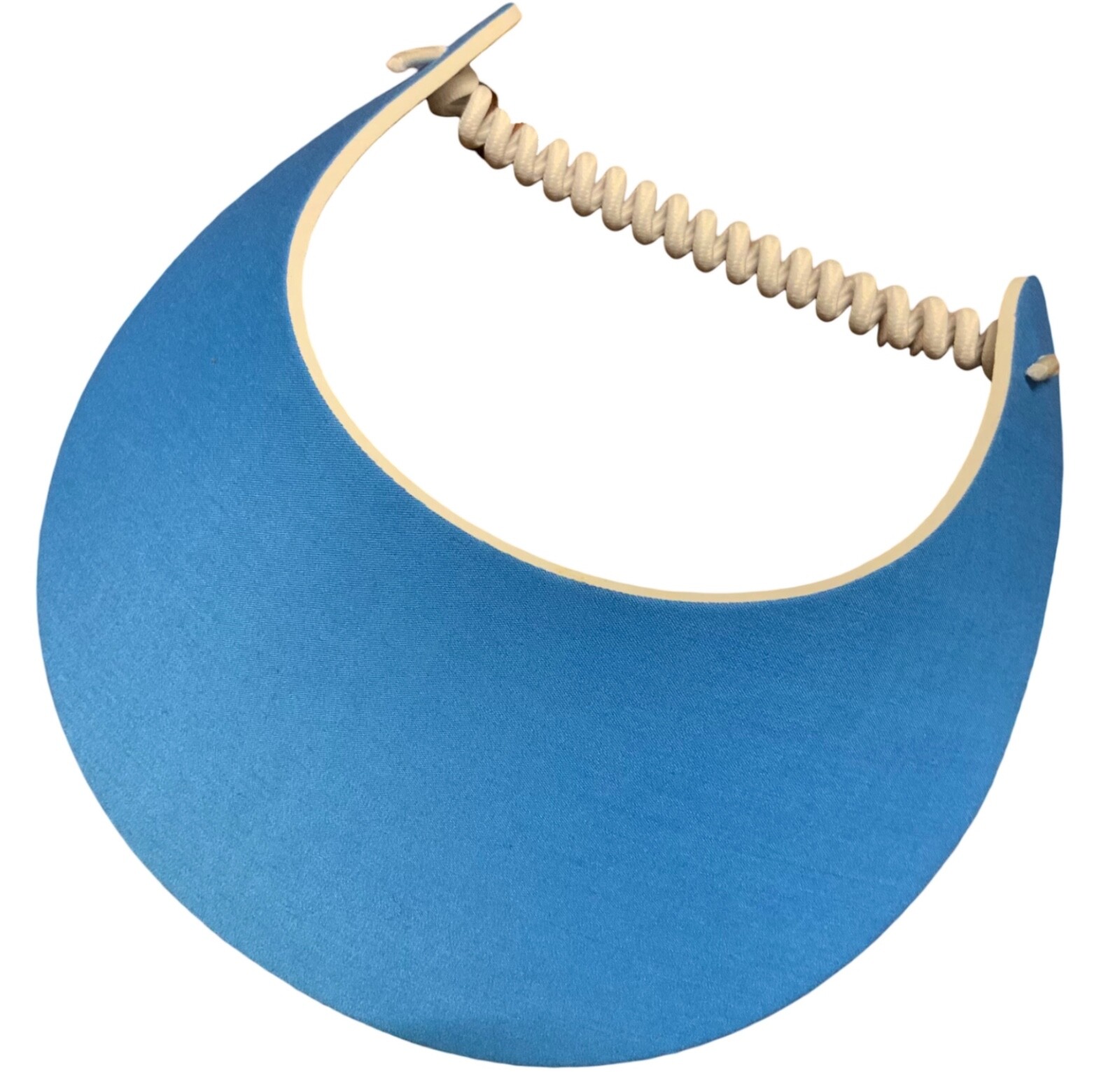 Plain Solid Color Foam Visors, No Pinch, Adj. Spiral Cord, Your Choice ...