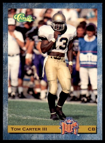 1993 Classic Tom Carter . Washington Redskins #67 | eBay