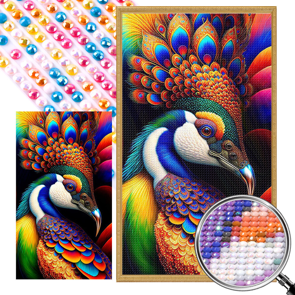 5D DIY Full Round Drill Partial AB Diamond Painting Kit Home Decoration ...