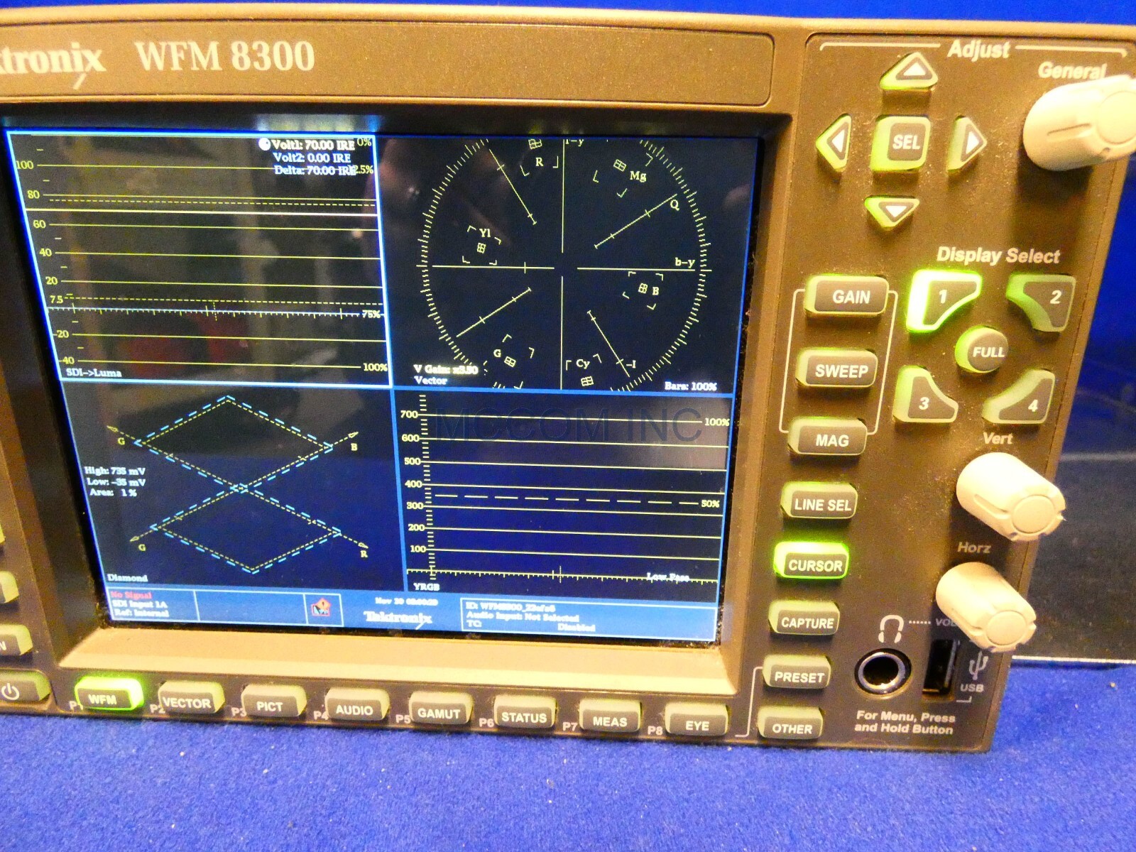 Tektronix WFM8300 Advanced Waveform Monitor w/ Options, rackmount | eBay