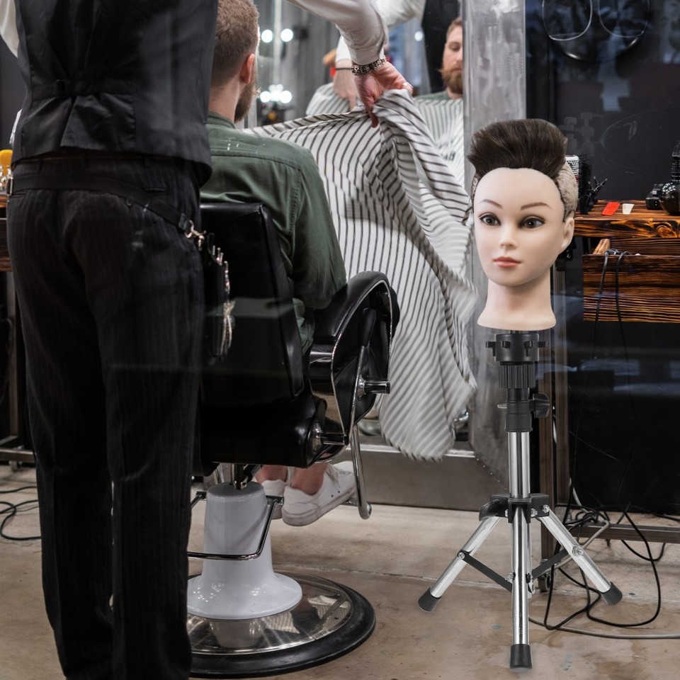 Wig Stand Wig Head Holder Mannequin Wig Head Tripod Display Styling ...