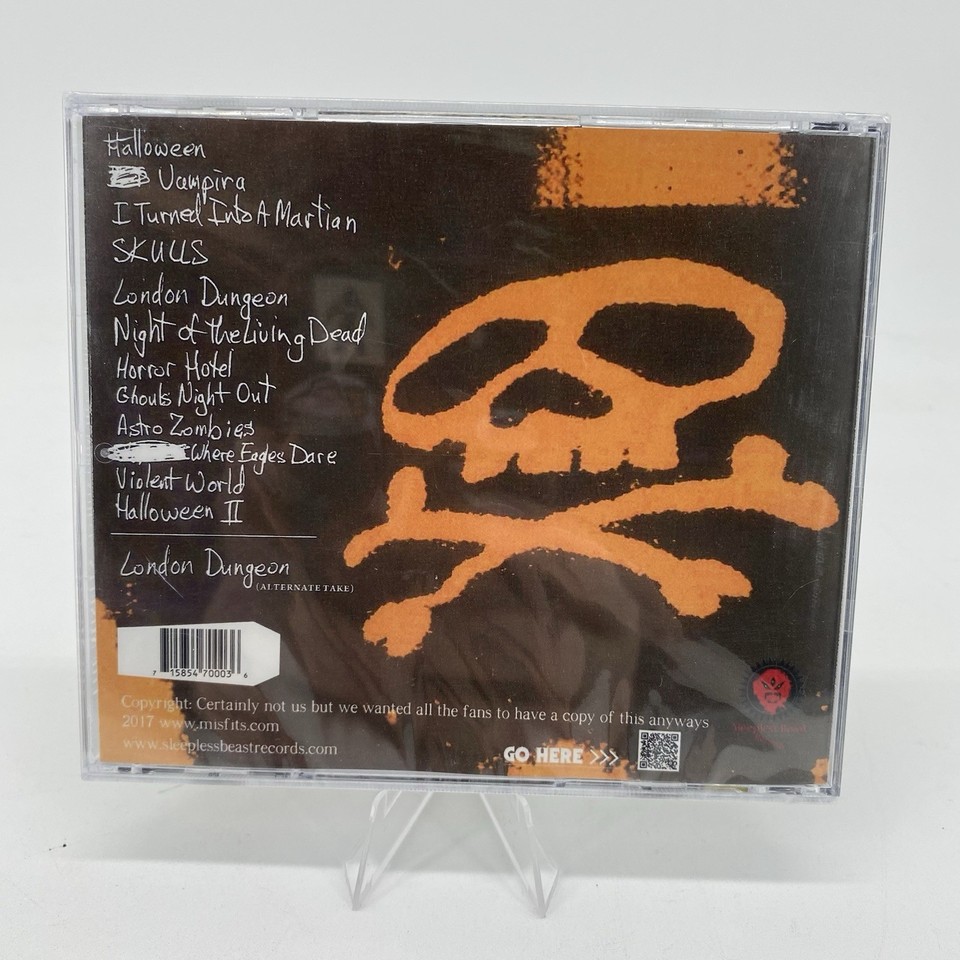 MISFITS 12 HITS FROM HELL. INCREDIBLY RARE SEALED CD. SEALED COPY ...