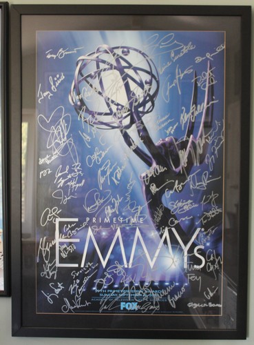 Emmys Poster -2017 - With all the Sopranos cast signatures and more. | eBay