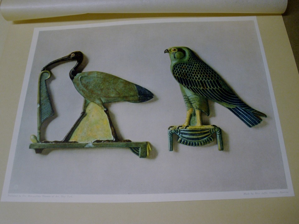 6 color prints Max Jaffe Series VII Egyptian Faience 1928 Metropolitan ...