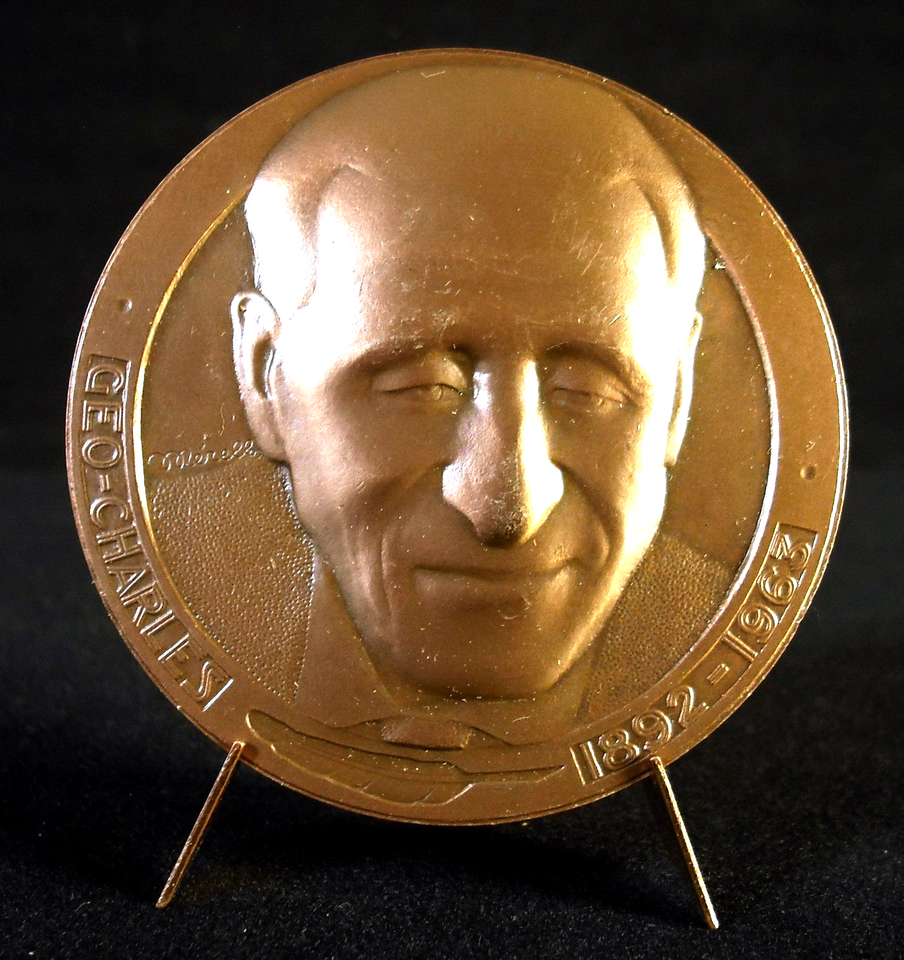 Medaille Gold Literatur Geo-Charles Dichter Writer Spiele Olympiade ...
