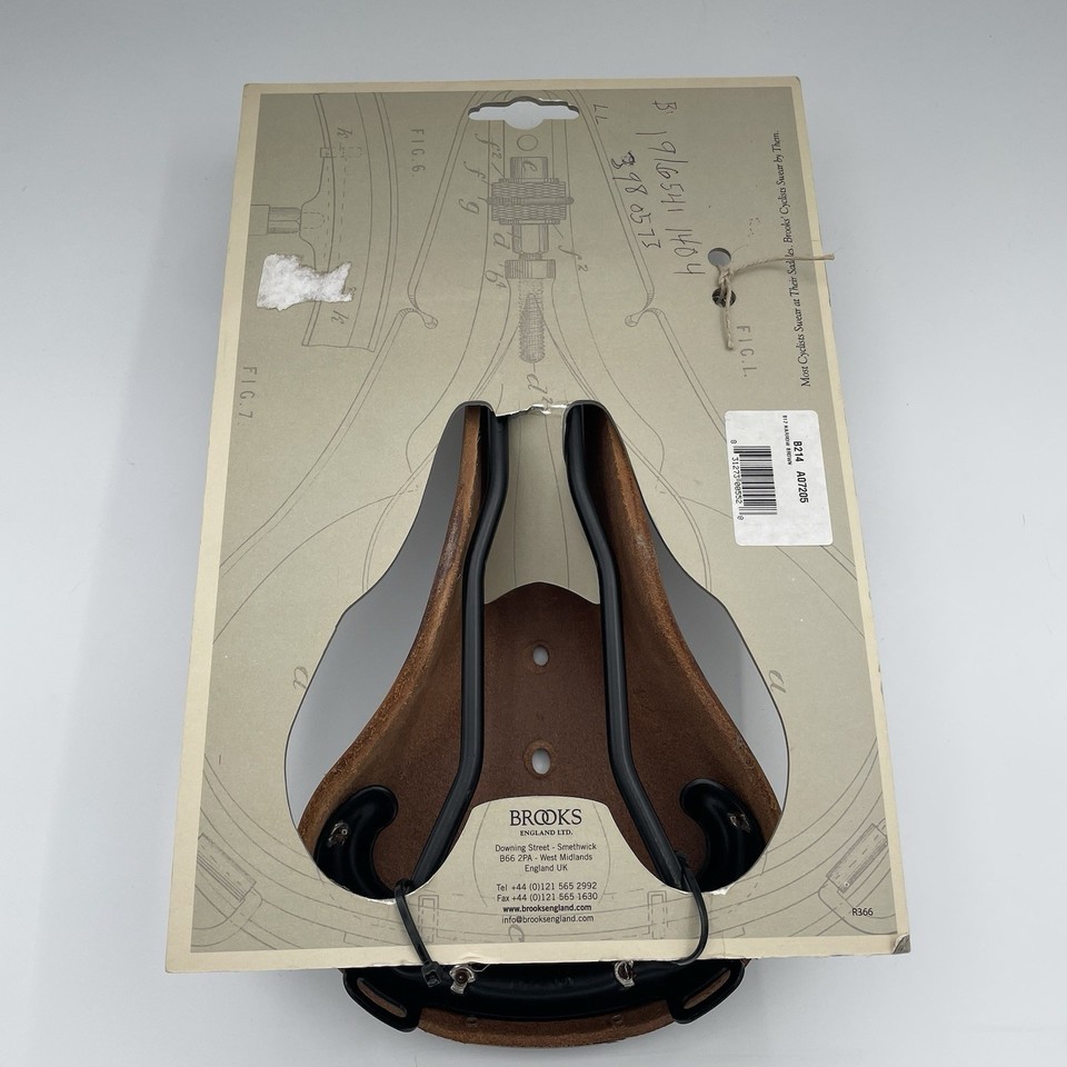 Brooks Classic Standard Brown Leather Bike Seat Saddle | eBay