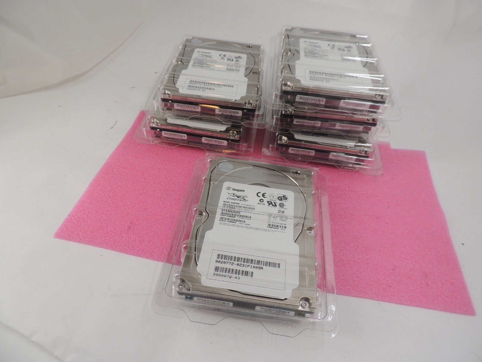 SEAGATE 36GB 10K FC 3900070-03 ST336605FC 9T5004-025 FW 0638 FIBER CH ...