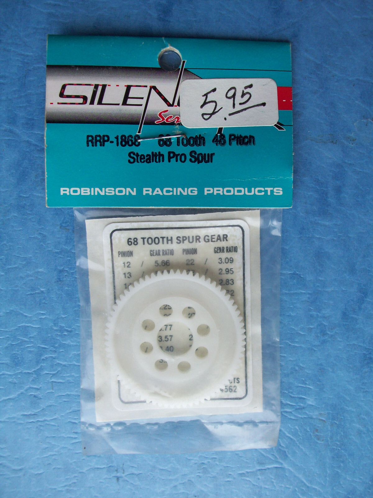 ROBINSON RACING 1868 STEALTH PRO SPUR GEAR 48P 48 PITCH 68T 68 TOOTH ...