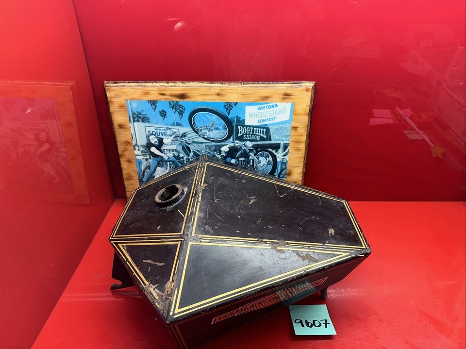 Vintage Harley Chopper Prism Gas Fuel Tank WIDE VTG HONDA TRIUMPH ...