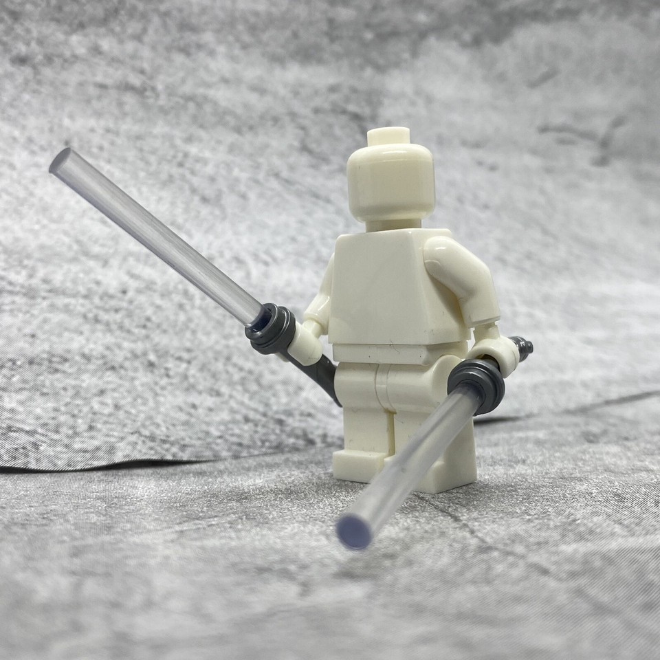 4pack Trans Clear Lightsaber Blocks Weapons Lot for Minifigures A7Ls02 ...