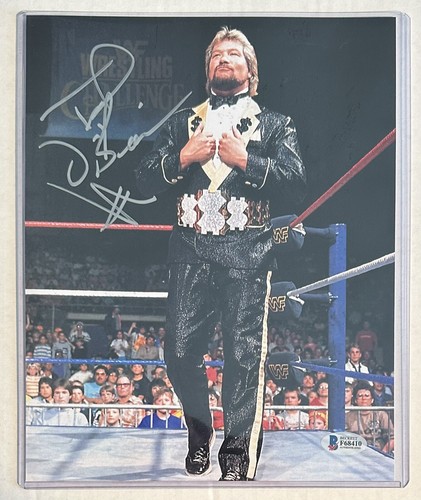 WWE Million Dollar Man - Ted DiBiase | 8x10 Photo Autograph - Beckett ...