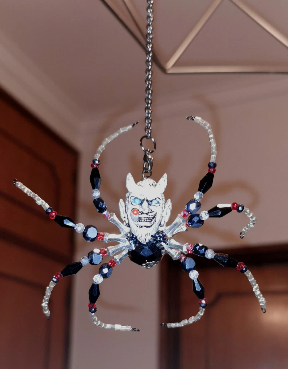 fast ship Handmade Beaded and Crystal Twisted Spider