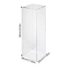 Set of 2 White Acrylic Cube Display Acrylic Pedestal Stand Art Decor ...