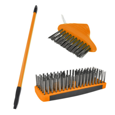 3-in-1 Weed Remover Tool Wire Brush & Scraper for Patio Decking Block ...