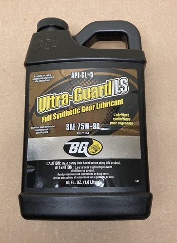 BG 75W90 Ultra-Guard LS Full Synthetic Gear Lubricant Oil PN 75164 - 64 ...