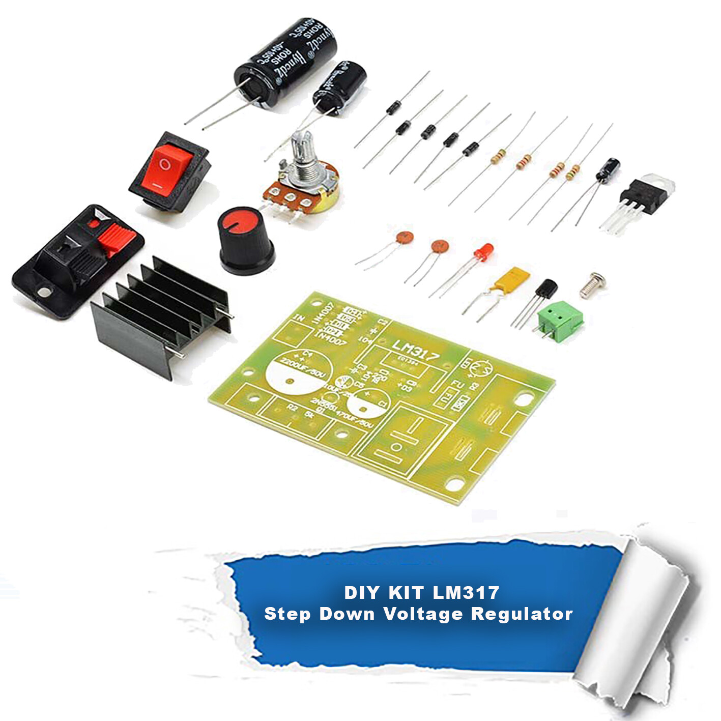 DIY kit LM7805 L7805 L7812 LM7812 LM317 voltage regulator | eBay UK