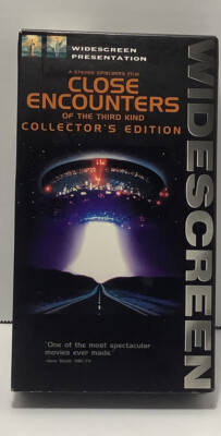 Close Encounters Widescreen VHS Used Movie Teri Garr Richard Dreyfuss ...